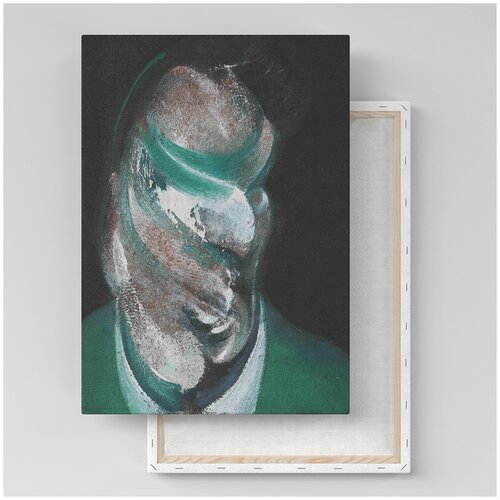 Картина на холсте с подрамником / Bacon Francis / Бэкон Фрэнсис - Набросок головы Джорджа Дайера