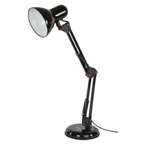 Настольная лампа-светильник SONNEN TL-007 подставка + струбцина 40 Вт Е27 черный высота 60 см, 1 шт
