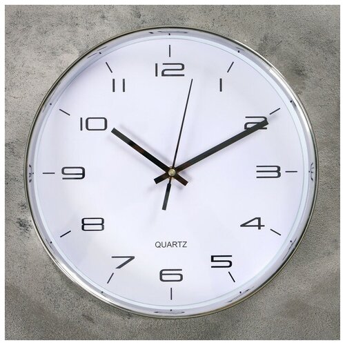 Часы настенные серия: Классика "Патриси" плавный ход d-30 см циферблат 27.5 см