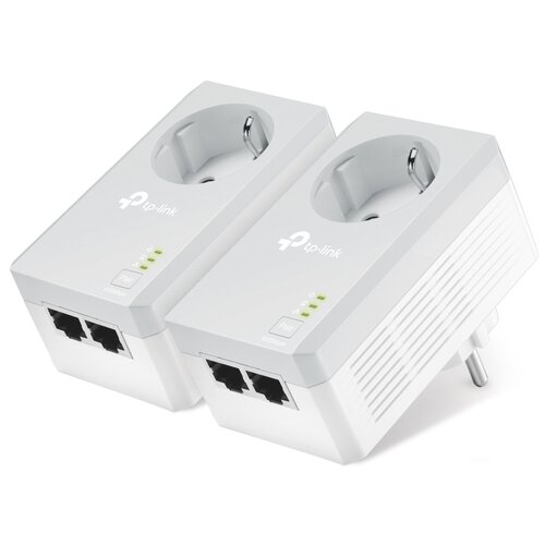 Wi-Fi+Powerline адаптер TP-LINK TL-PA4020PKIT, белый