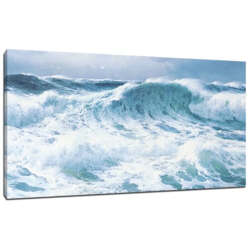 Картина Уютная стена "Атлантические волны" 120х60 см
