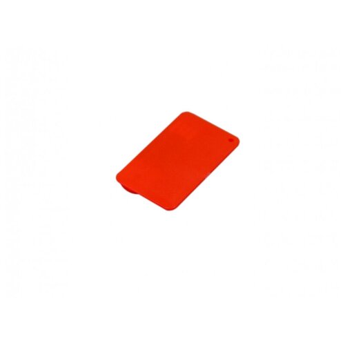 Флешка для нанесения логотипа виде пластиковой карточки (8 Гб / GB USB 2.0 Красный/Red MINI_CARD1 Оригинальная недорогая доступна оптом)