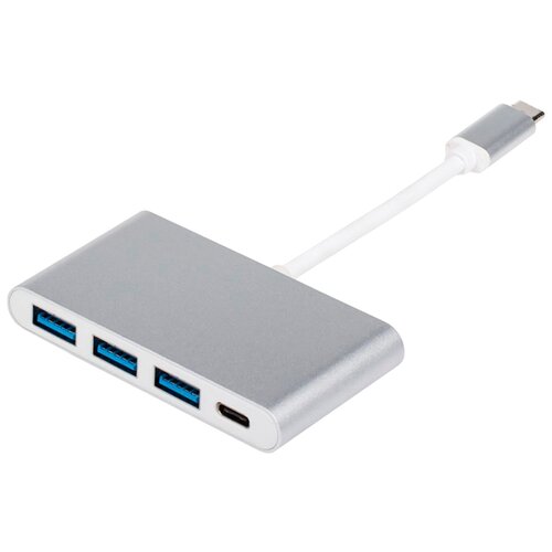 Переходник/адаптер Atcom Type-C - 3xUSB 3.0 ​​​+ Type-C (AT2808), 0.1 м, белый