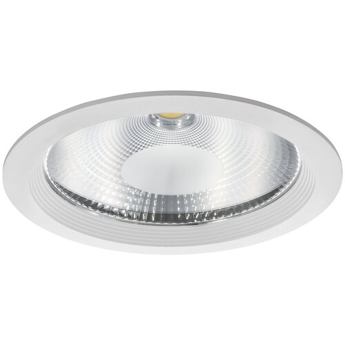 Светильник Lightstar Forto 223502, LED, 50 Вт, 3000, теплый белый, цвет арматуры: белый, цвет плафона: бесцветный