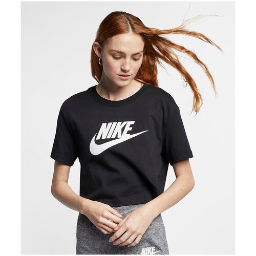 Топ NIKE, размер XS, черный