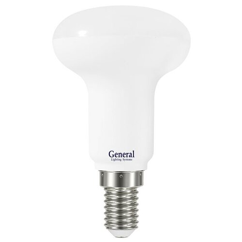 Лампочка светодиодная 7Вт General 648600 GLDEN-R50-7-230-E14-4500