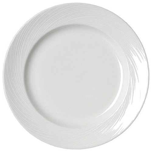 Тарелка мелкая «Спайро», 30 см, белый, фарфор, 9032 C980, Steelite