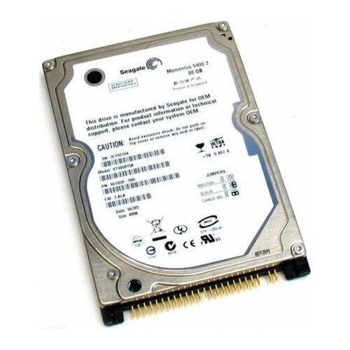 Жесткий диск 2,5" Seagate 80 GB IDE