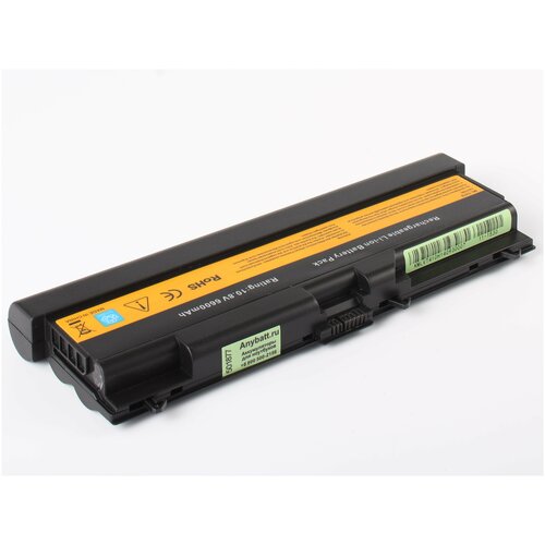 Аккумуляторная батарея Anybatt 11-U2-1530 6600mAh для iBM-Lenovo ThinkPad W510, Thinkpad Edge 14 Intel, ThinkPad L512, ThinkPad L412, ThinkPad T510i, ThinkPad L410, ThinkPad SL410, E50-70, ThinkPad L510, ThinkPad Edge E420, ThinkPad Edge E520