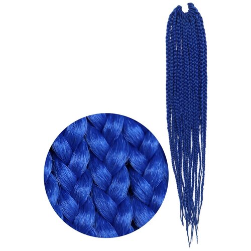 Queen Fair пряди из искусственных волос SIM-BRAIDS афрокосы, синий