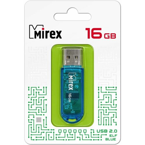 Флешка USB Flash Drive MIREX ELF BLUE 16GB