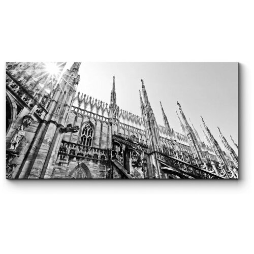 Модульная картина Миланский собор 90x45