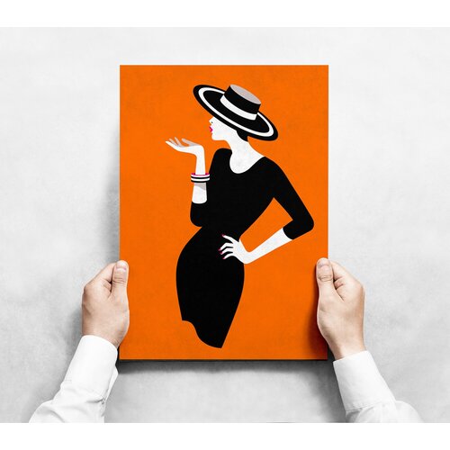 Плакат "Малика Фавр" / Интерьерный постер формата А2 (40х60 см) без рамы