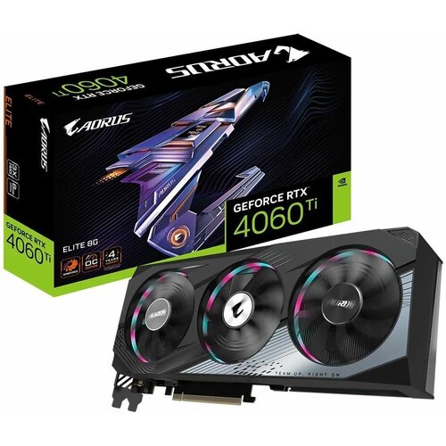 Видеокарта Gigabyte RTX4060Ti AORUS ELITE 8GB