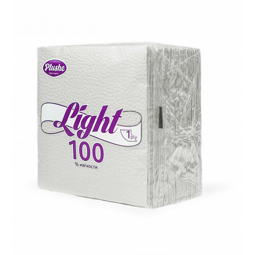 Салфетка Бумаж Plushe Light Super 100, 75 листов 1 слой, шт