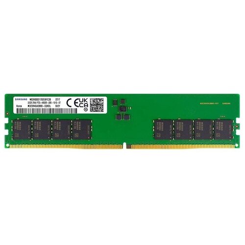 Оперативная память Samsung DDR5 4800 МГц DIMM CL40 M323R4GA3BB0-CQKOL