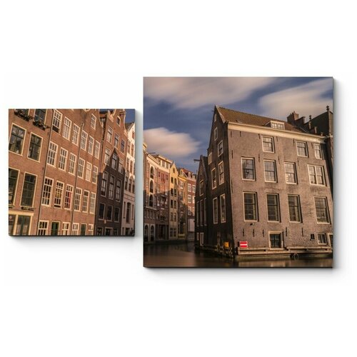 Модульная картина Прекрасный Амстердам 80x48
