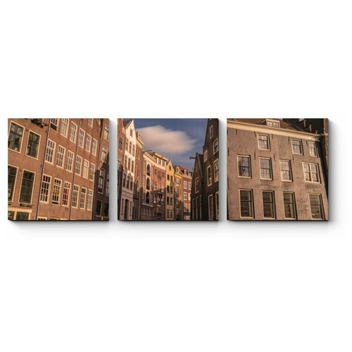 Модульная картина Прекрасный Амстердам 160x53