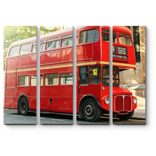 Модульная картина Красный символ Лондона 90x68