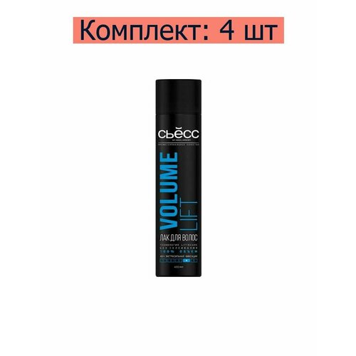 Syoss Лак для волос Volume Lift экстрасильной фиксации, 400 мл, 4 шт