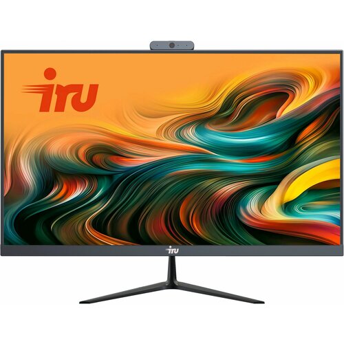 IRu Моноблок IRU Office 23IH6P 23.8" Full HD i5 12400 (2.5) 16Gb SSD512Gb UHDG 730 Free DOS GbitEth WiFi BT 120W Cam черный 1920x1080 (RUS)