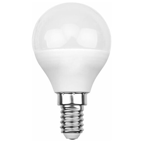 Лампа светодиодная Шарик (GL) 7,5 Вт E14 713 лм 6500 K нейтральный свет REXANT, 1шт