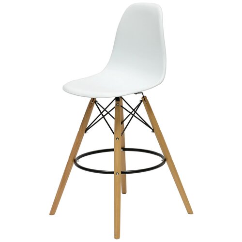 Барный стул Barneo N-11 LongMold белый, Eames style