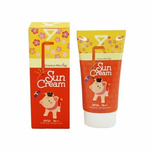 Солнцезащитный крем Elizavecca Sun Cream SPF 50+, 50мл