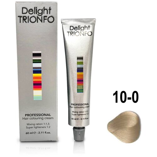 Constant Delight Стойкая крем-краска для волос Trionfo, 10-0 светлый блондин натуральный, 60 мл
