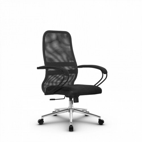 Компьютерное офисное кресло mетта SU-СК130-8, СН 3, Темно-серое