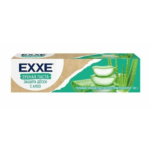 EXXE Зубная паста Защита дёсен с Алоэ, 100 г, 6 штук