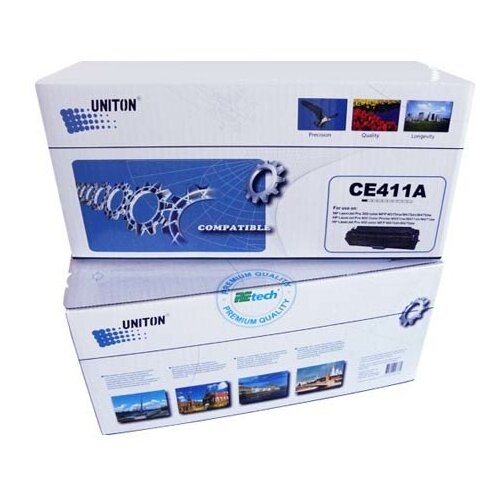 Картридж Uniton Premium CE411A голубой совместимый с принтером HP
