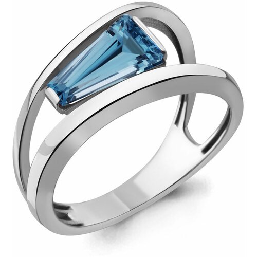 Кольцо Diamant online, серебро, 925 проба, турмалин, размер 17
