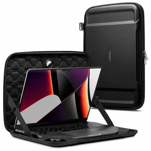 Защитный чехол Spigen Rugged Armor Pouch Pro для ноутбука 15-16 дюймов AFA04271 (BLACK)