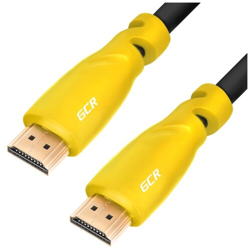 Кабель GCR HDMI - HDMI (GCR-HM3), 2 м, 1 шт., желтый