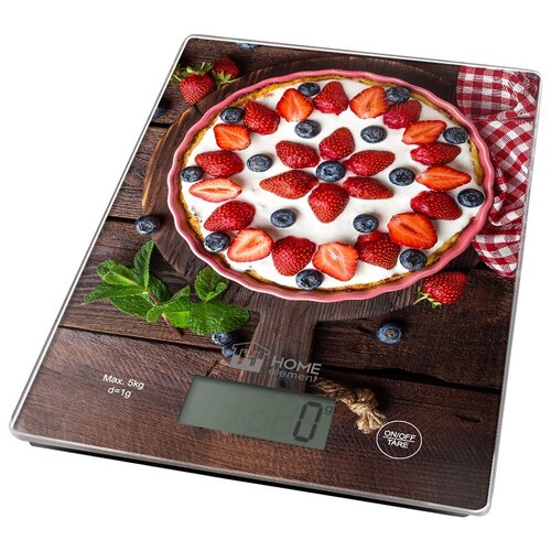 Кухонные весы Home Element HE-SC935, ягодный пирог