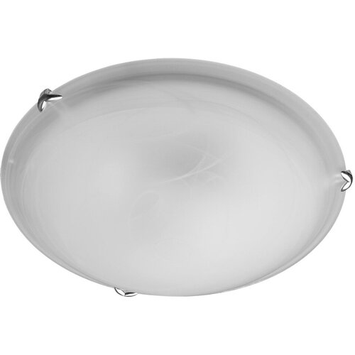 Потолочный светильник Arte Lamp SYMPHONY A3440PL-2CC, E27, 120 Вт, кол-во ламп: 2 шт., 4000 К, цвет арматуры: хром, цвет плафона: белый