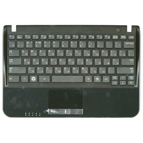 Клавиатура для ноутбука Samsumg 9Z. N4PSN. B0R черная, топ-кейс черный