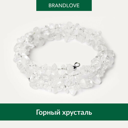 Жесткий браслет BL Jewelry Freeform, лабрадор, аметист, малахит, хризоколла, кварц, турмалин, горный хрусталь, яшма, авантюрин, лазурит, чароит, ларимар, янтарь, сердолик, кварц розовый, коралл, кварц рутиловый, гранат, 1 шт., размер 16 см, размер one size, бесцветный