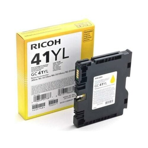 Принт-картридж Ricoh GC 41YL 405768 желтый оригинальный