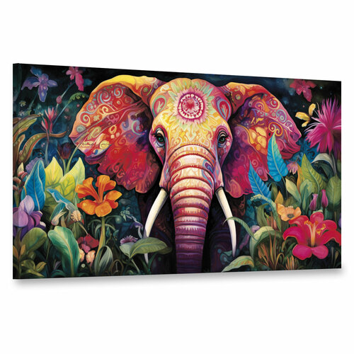 Интерьерная картина 100х60 "Слон"