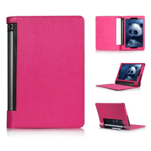 Чехол-подставка MyPads для Lenovo Yoga Tablet 10 3 16Gb 4G (YT3-X50M/ X50L/ ZA0K0006RU) 10.1 розовый кожаный