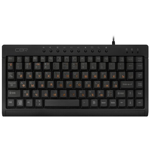 Клавиатура CBR KB 175 Black USB клавиш 97 черный