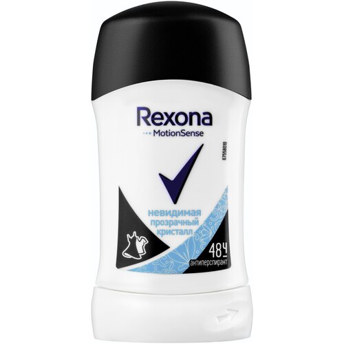 Дезодорант- стик Rexona Кристалл Невидимая защита на чёрном и белом, 40 мл