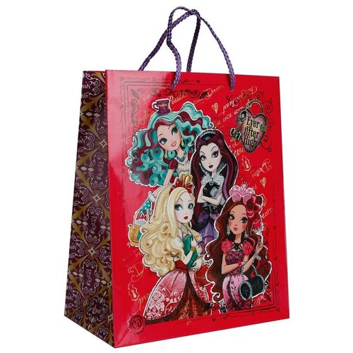 Пакет подарочный Ultimatoys "Играем вместе" EVER AFTER HIGH, глянцевый, 26/32/14см