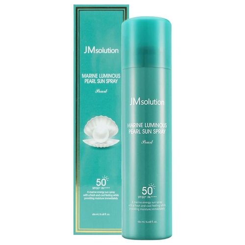 Солнцезащитный спрей с жемчугом JMsolution Marine Luminous Pearl Sun Protection Sun Spray SPF50+ PA+++ 180 мл.