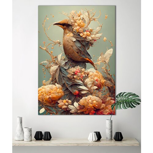 Картина КартинуМне! интерьерная Лесная птица 40х60 см