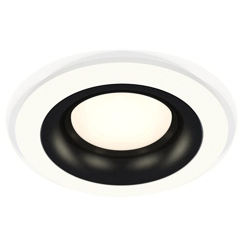 Комплект встраиваемого светильника XC7621002 SWH/PBK белый песок/черный полированный MR16 GU5.3 (C7621, N7011)