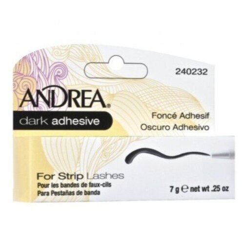 Andrea Mod Strip Lash Клей для ресниц, 076-300500, темный, 7 г