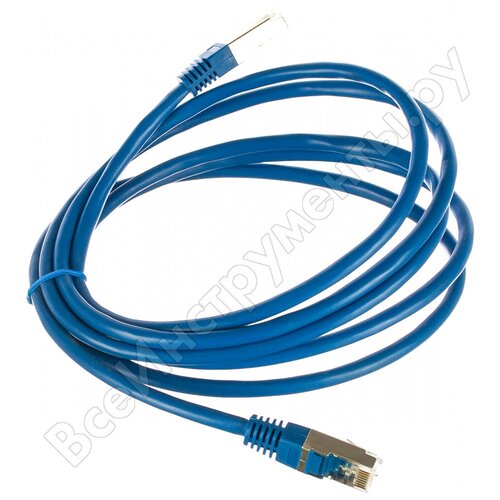 Патч-корд FTP кат.5e 2м, RJ45-RJ45, синий, Cablexpert PP22-2M/B